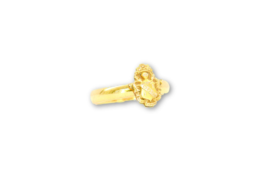 Alpha Gamma Delta Crest Ring – Malick & Grace